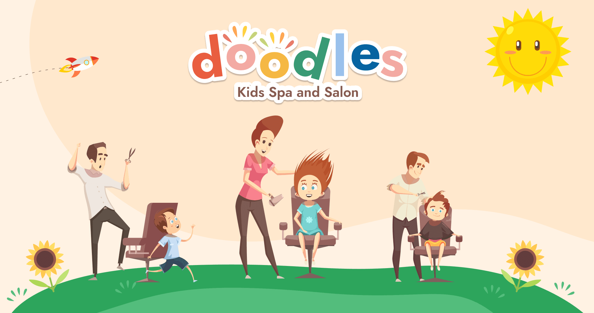 Doodles – Kids Salon & Spa in Hyderabad | Where Pampering Meets Playtime