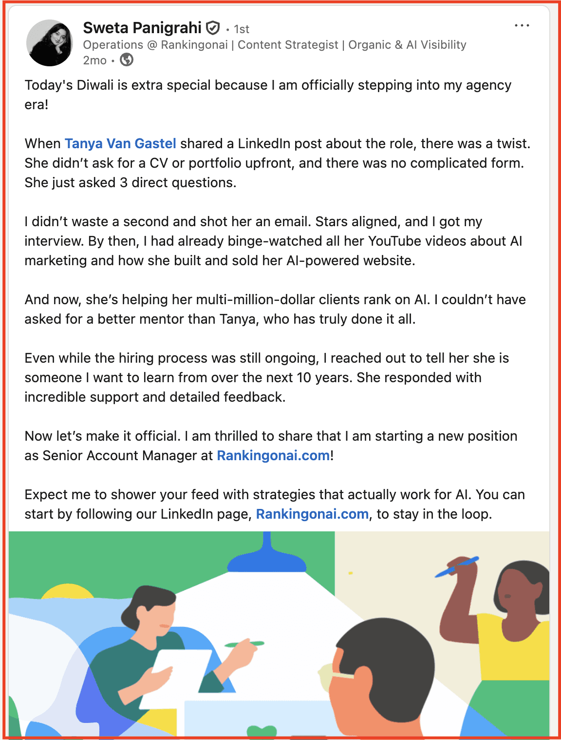 How to Announce a New Job on LinkedIn (with Templates and Examples)