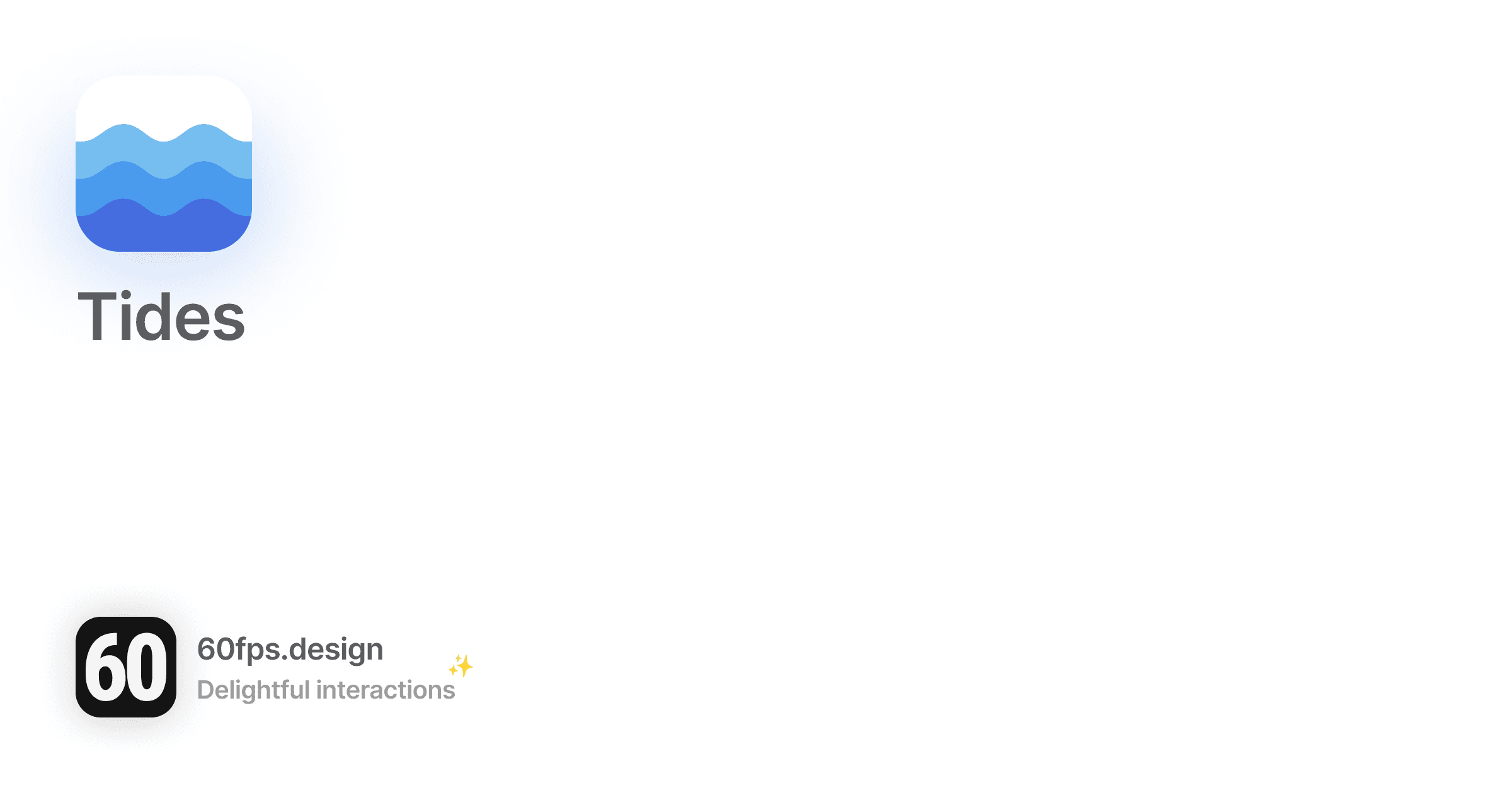 Tides iOS App UI/UX animation