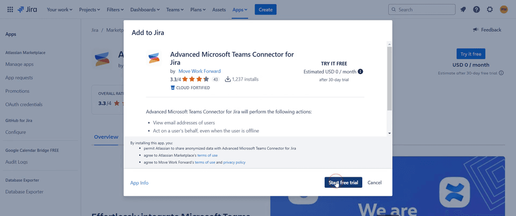 How To Integrate Microsoft Teams With Jira - 1 minute video guide