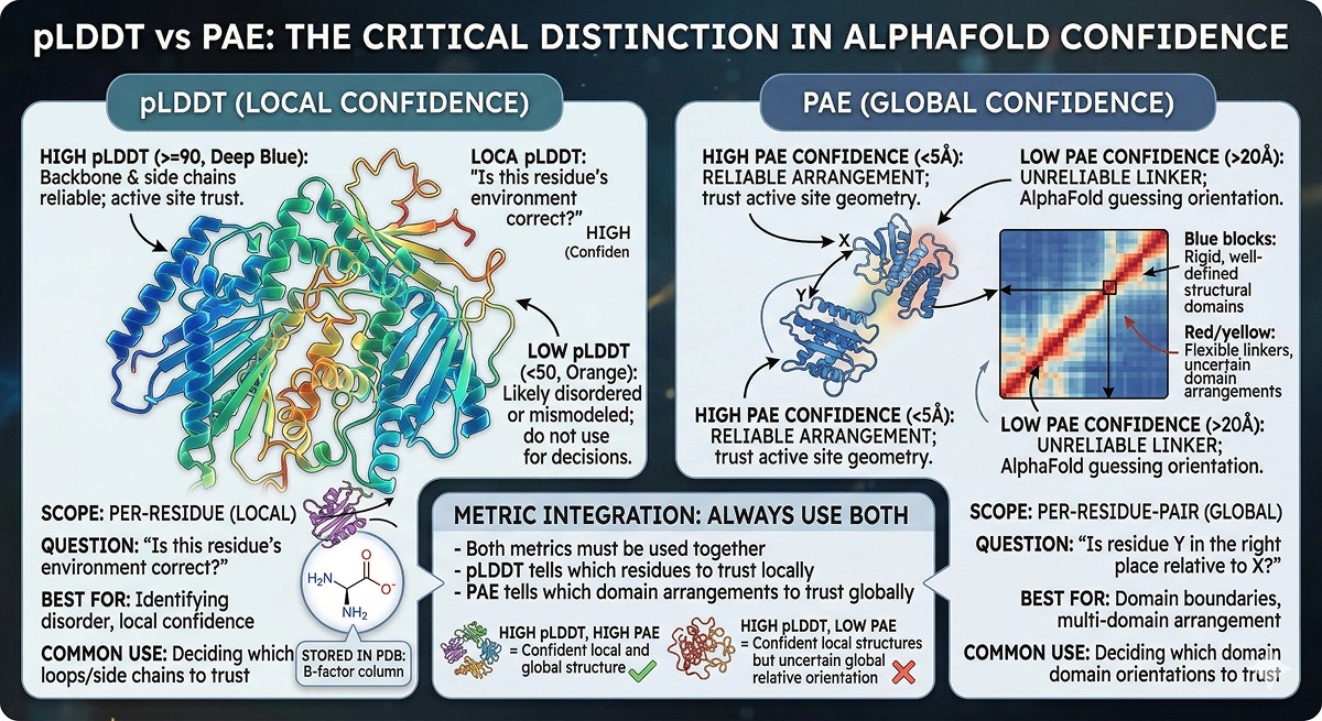 What pLDDT and PAE Actually Tell You (And What They Don't) - Orbion ...
