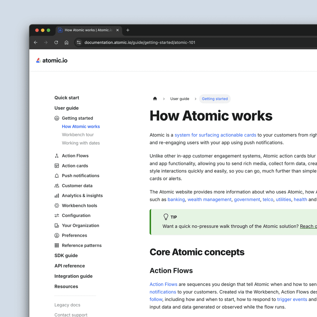 Contact us — Atomic.io In-App Messaging Platform