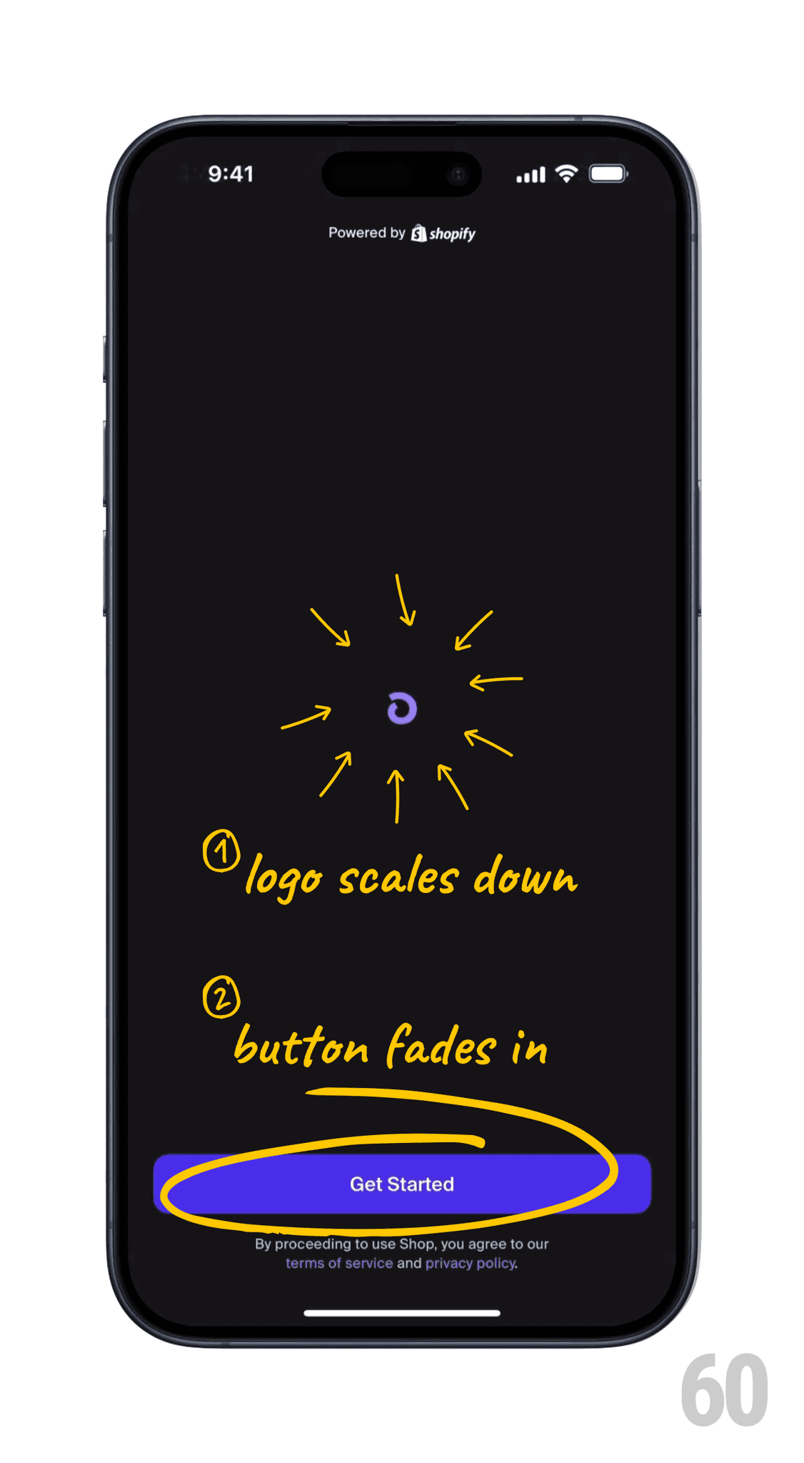 UI/UX animation storyboards iOS apps