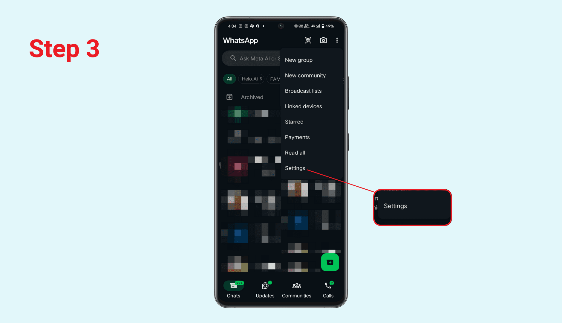 How to Remove Blue Tick from WhatsApp | Read Privately
