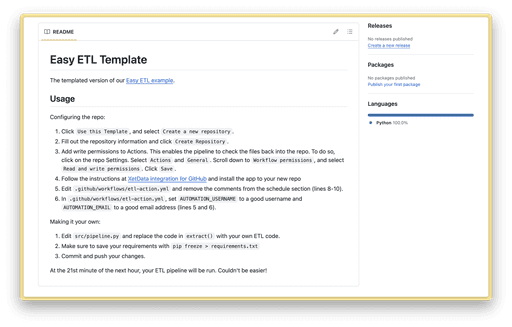 Xethub Run Simple Etl Pipelines Inside Github Using Git Xet And Github Actions