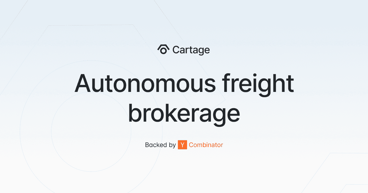 Automate your freight operations | Cartage AI