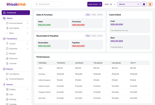 Best Accounting Software for Indian Businesses | hisabkitab