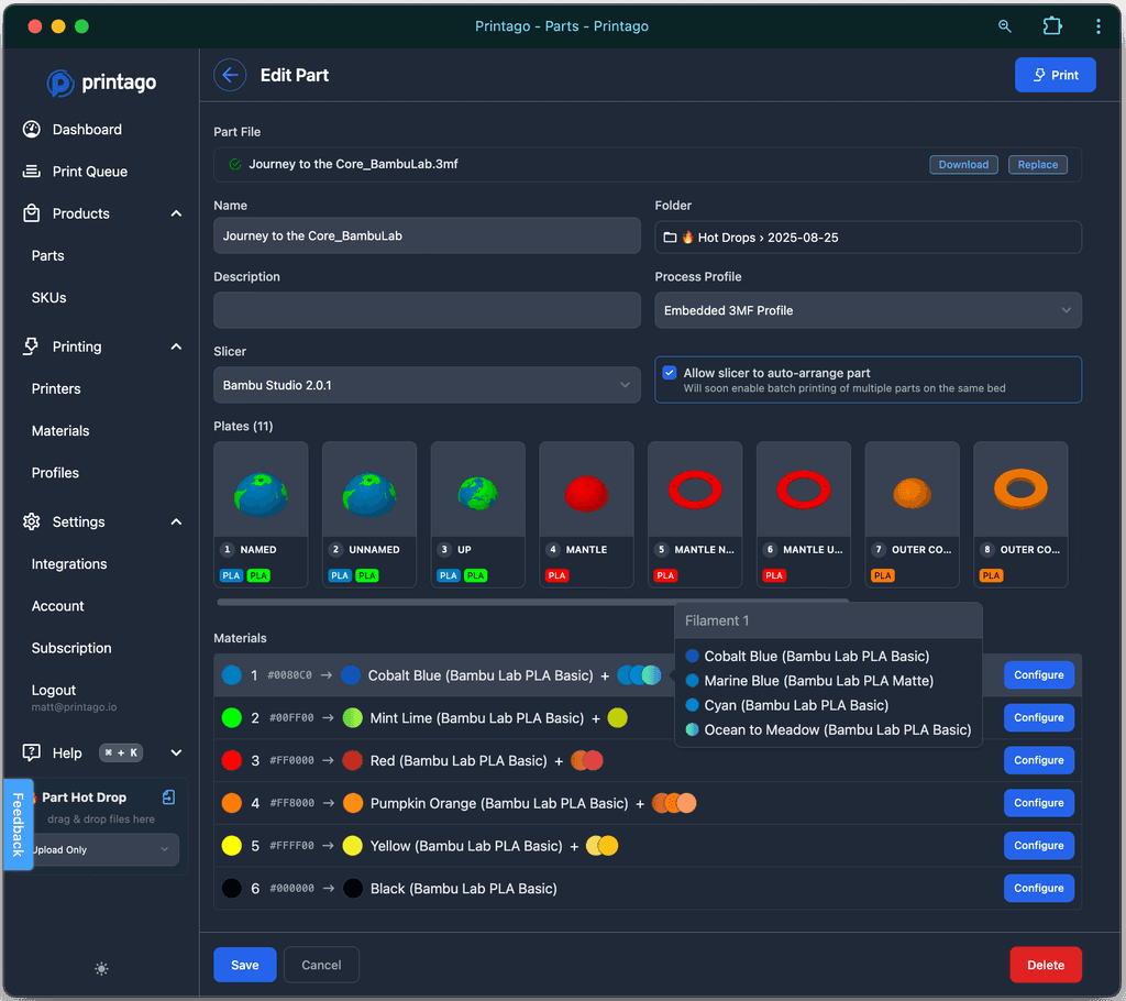 Printago | Smart Automation for Bambu Lab, Klipper, and Prusa