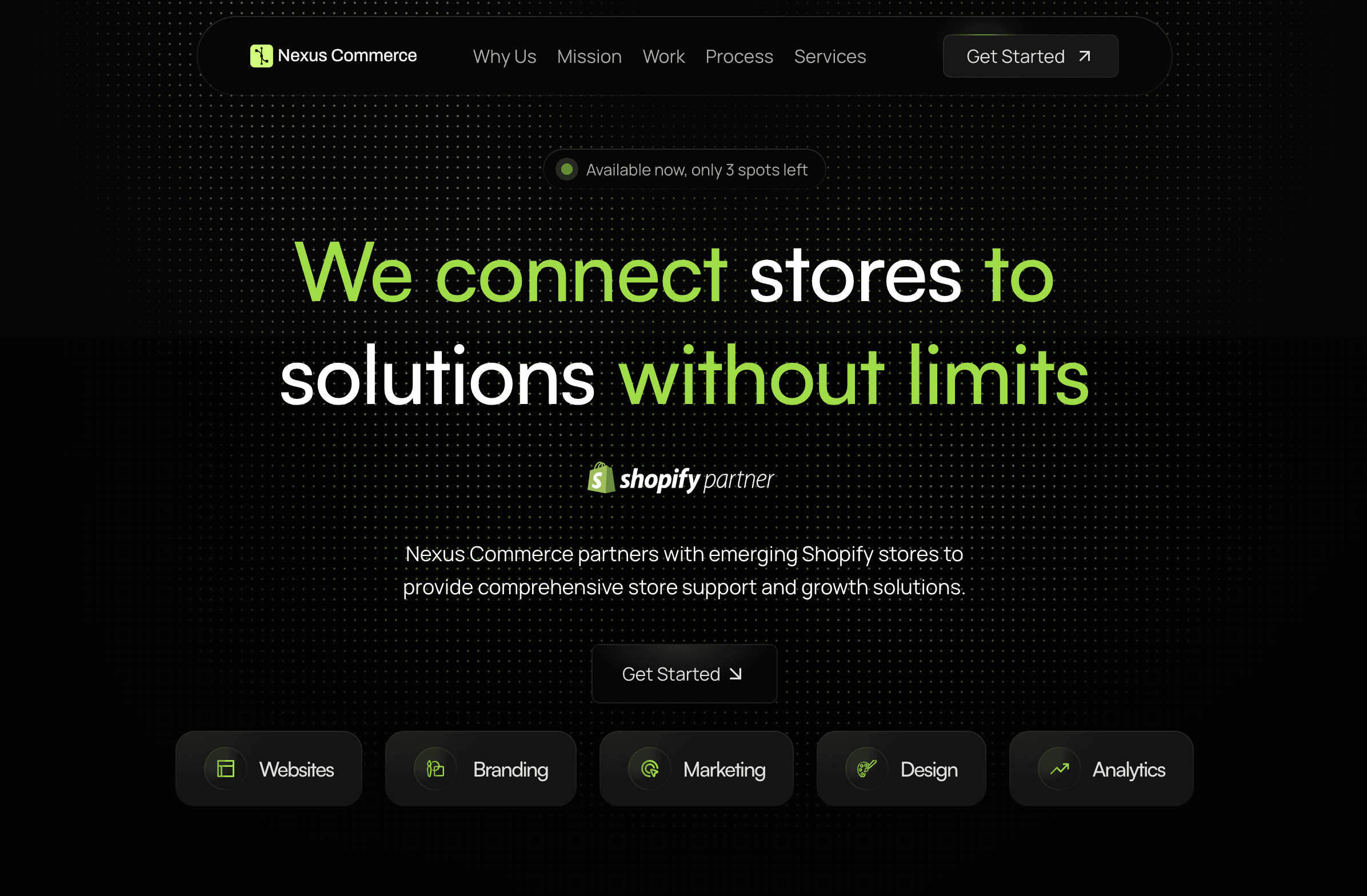 Nexus Commerce - Shopify Management Service