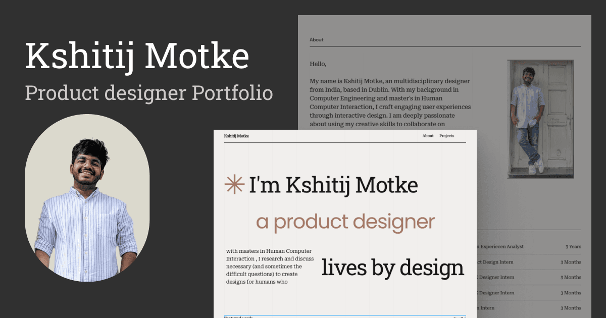 Kshitij Motke - Portfolio