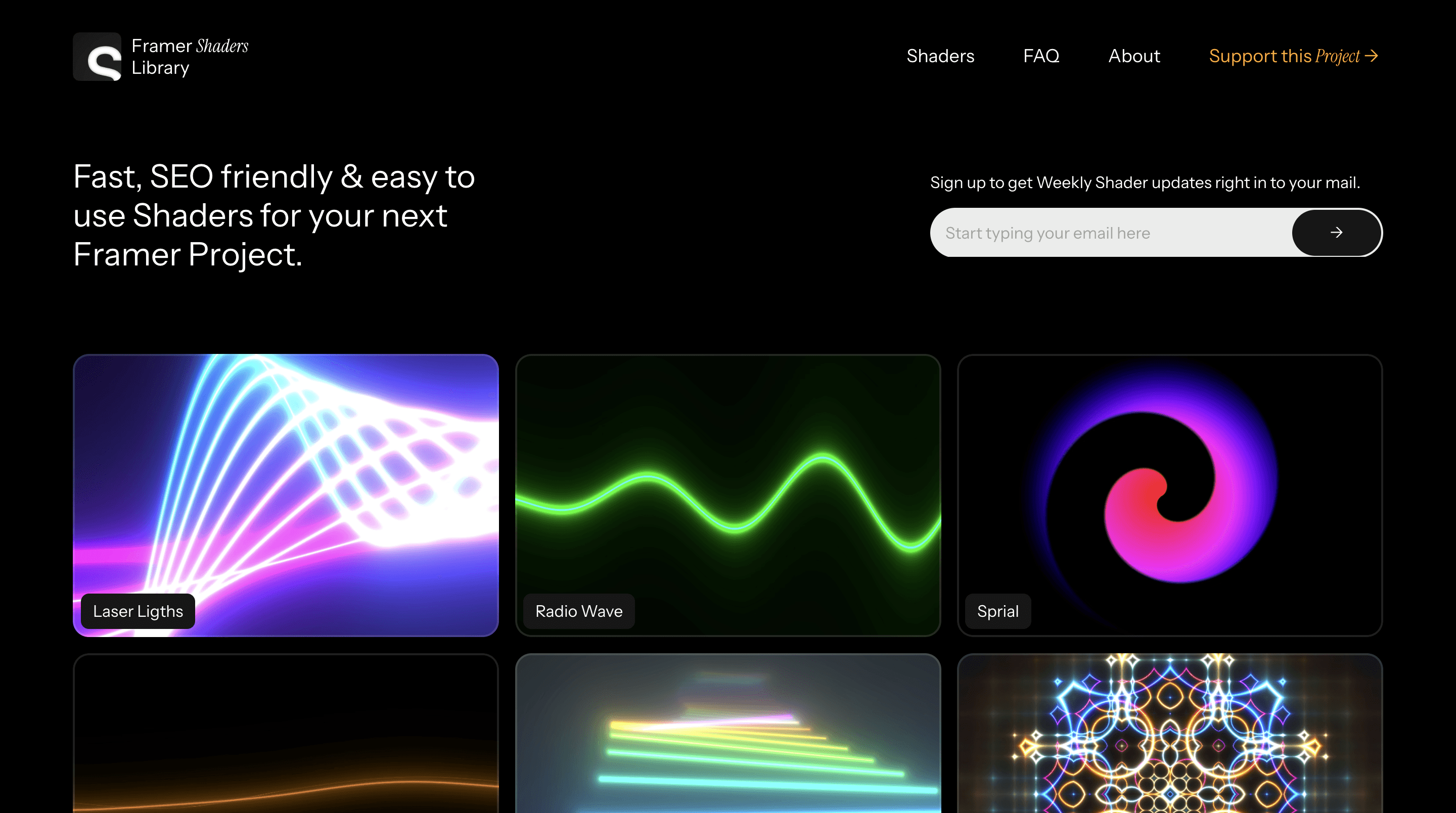 Framer Shader Library