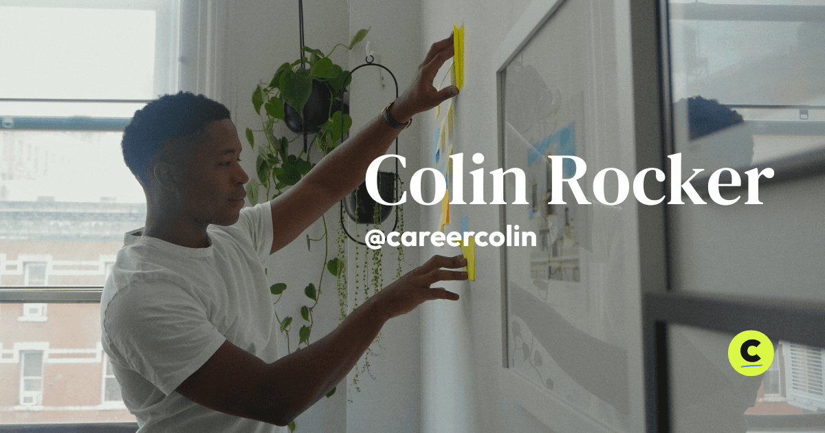 Colin Rocker - career educator and keynote speaker (@careercolin)
