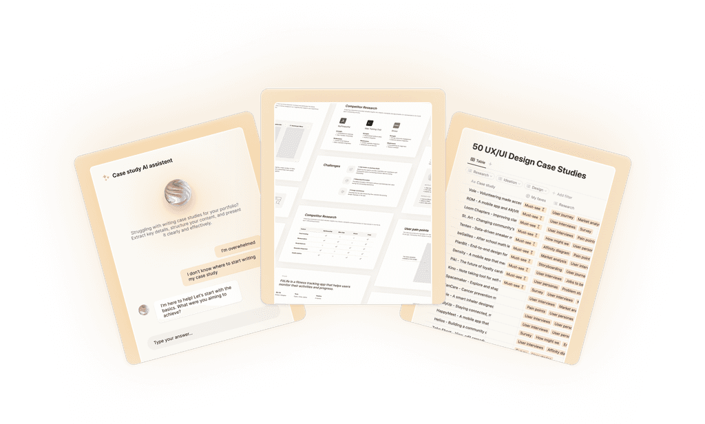 UX Case Study Kit — Create professional UX/UI case studies easily