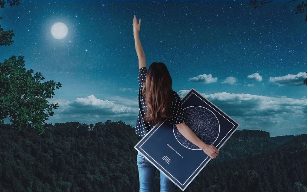 The Night Sky - Custom Star Map - The Science Behind Our Maps