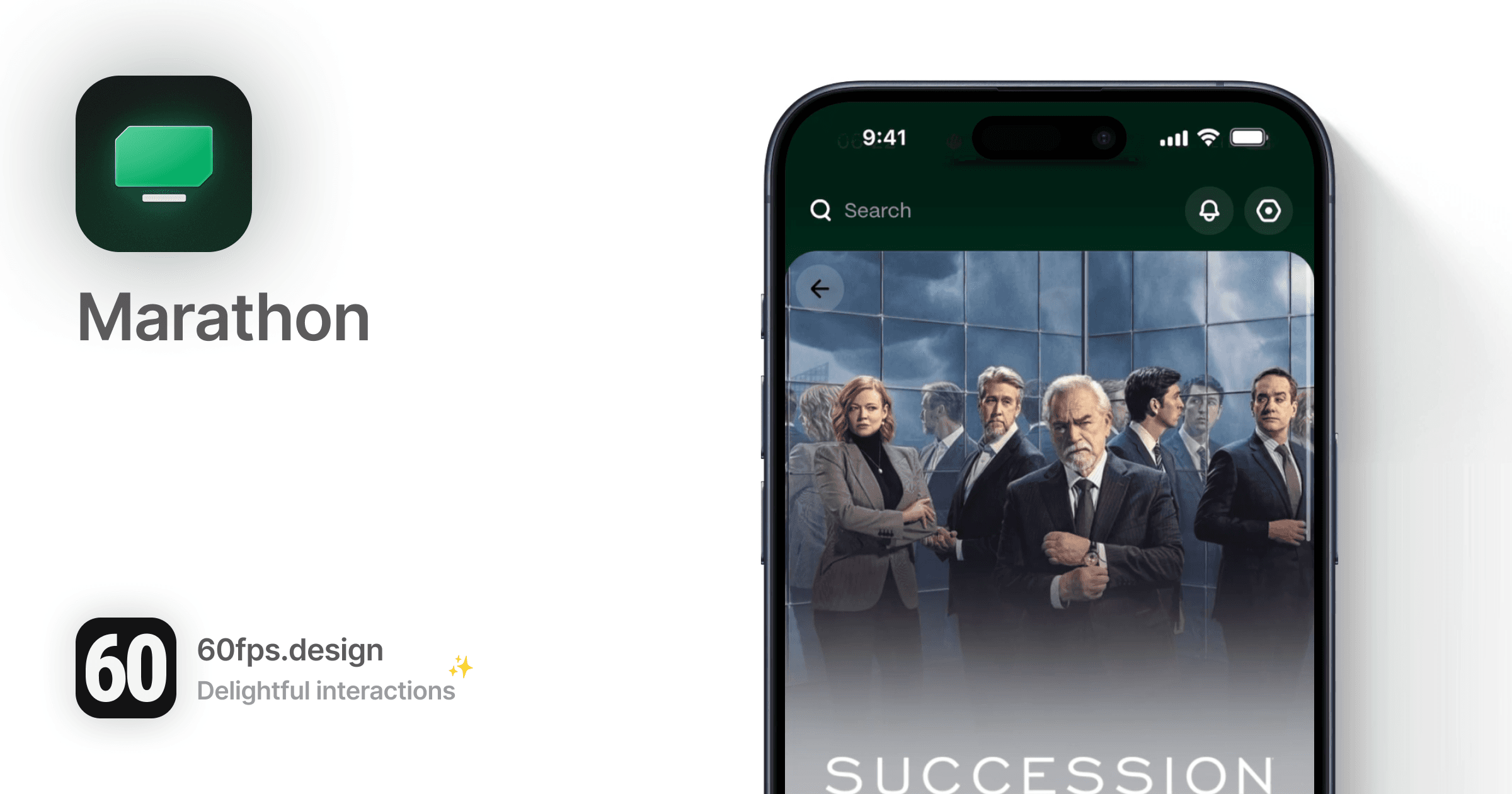 Marathon iOS App UI/UX animation