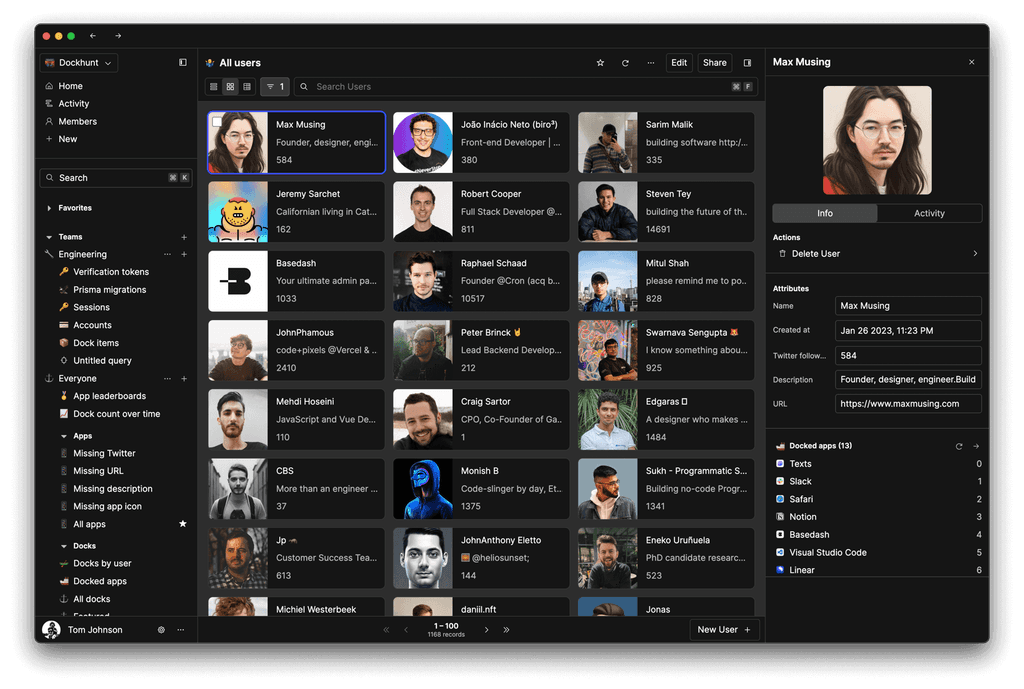 Basedash | The admin interface for your data