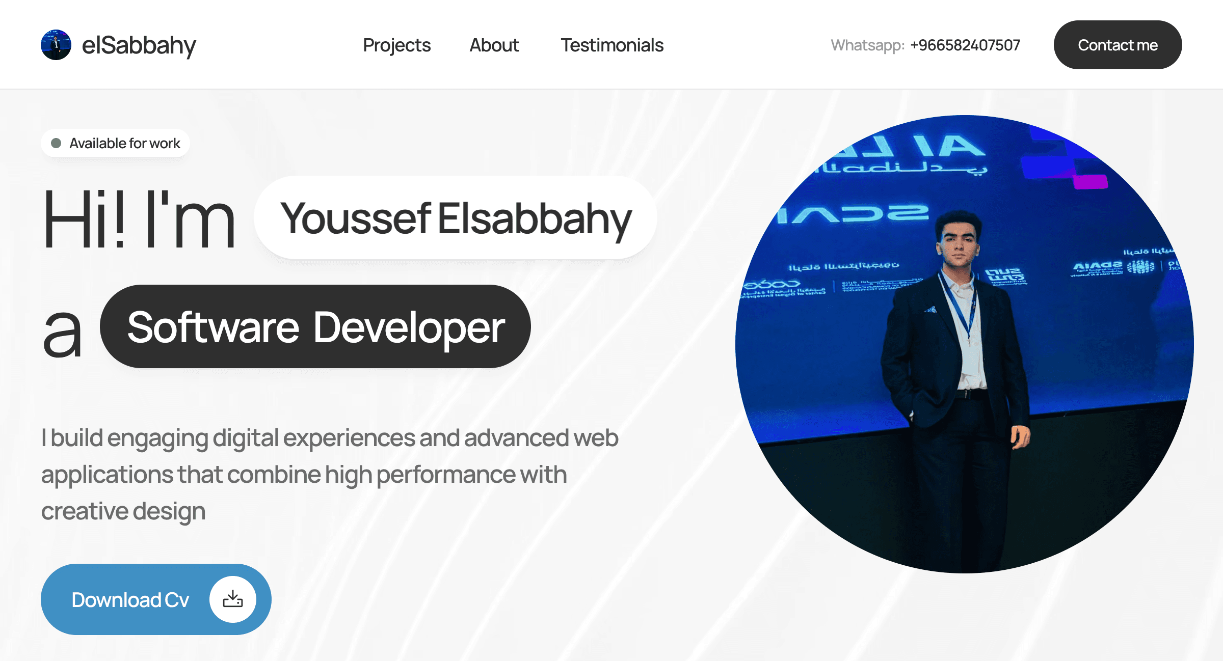 Youssef elSabbahy | Expert Software Developer in Riyadh