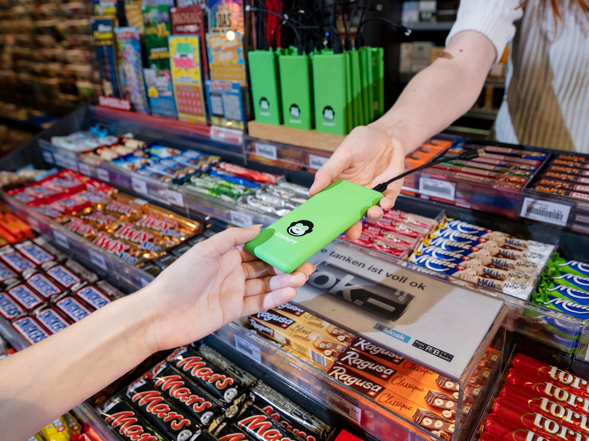 Chimpy | The green powerbank for rent