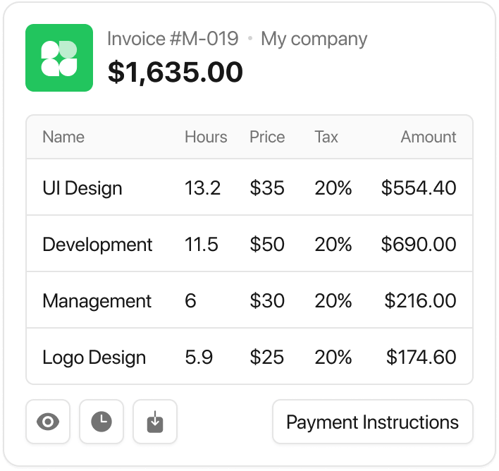 Edens – Invoicing for freelancers