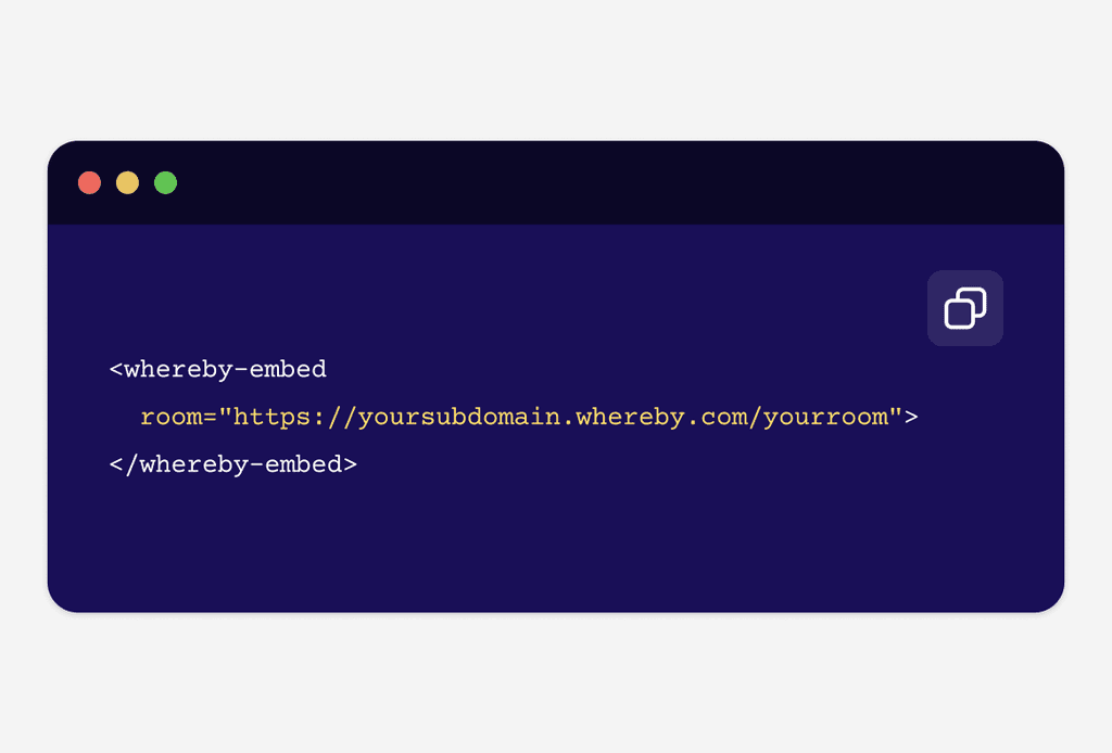 Video Calling API for Web and App Developers | Whereby