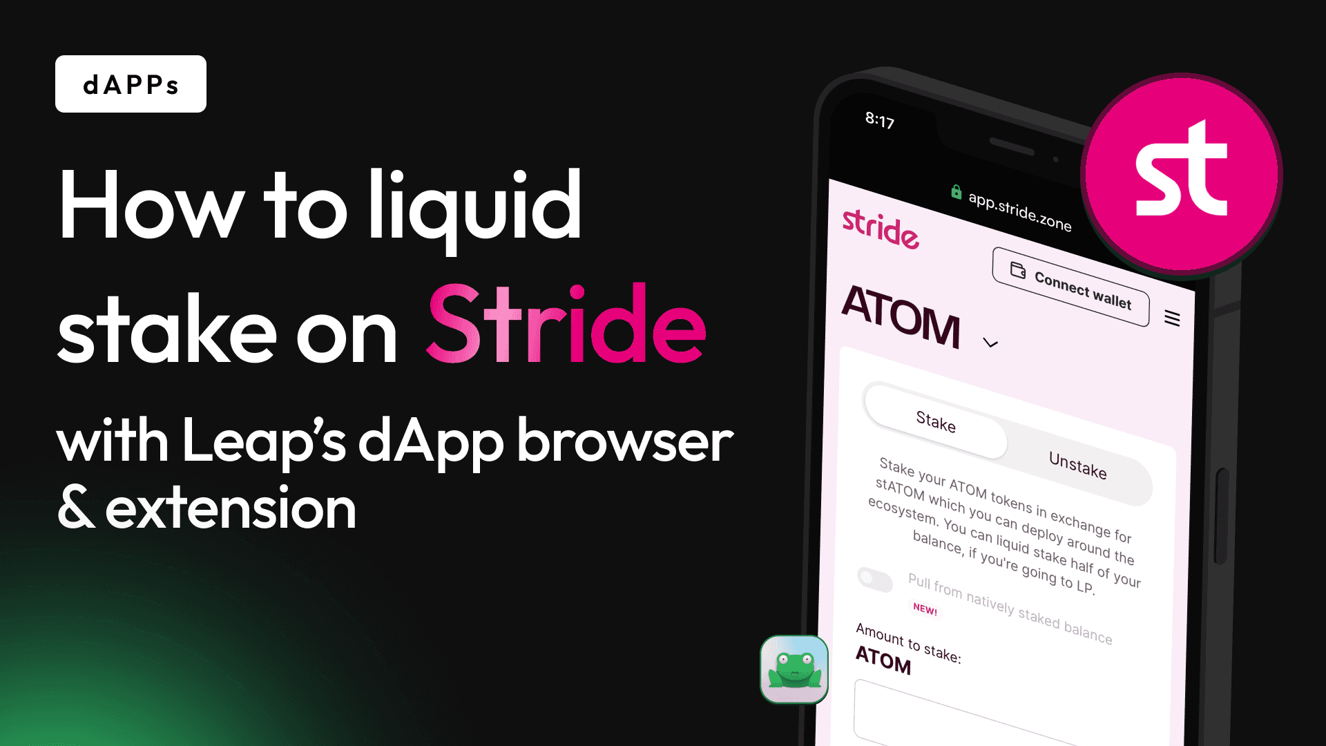 How to Liquid Stake Tokens on Stride Using Leap Staking Wallet: Complete Guide - Leap Wallet