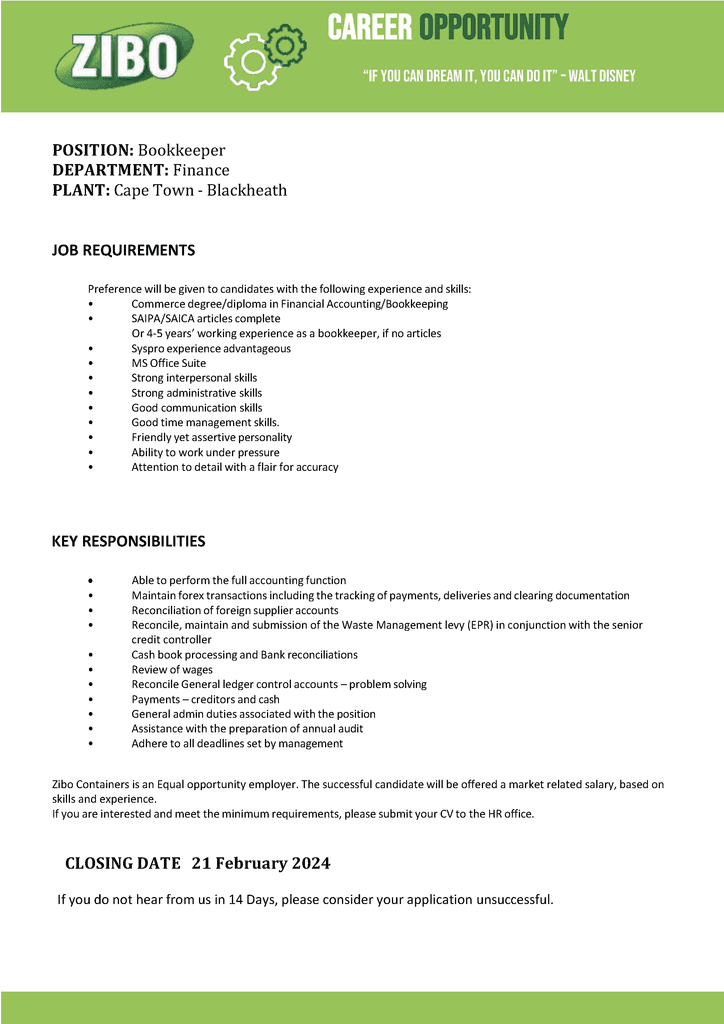 Zibo Containers | Contact