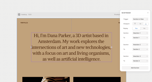 Exploring Scroll and Hover Effects in Framer — Framer Blog