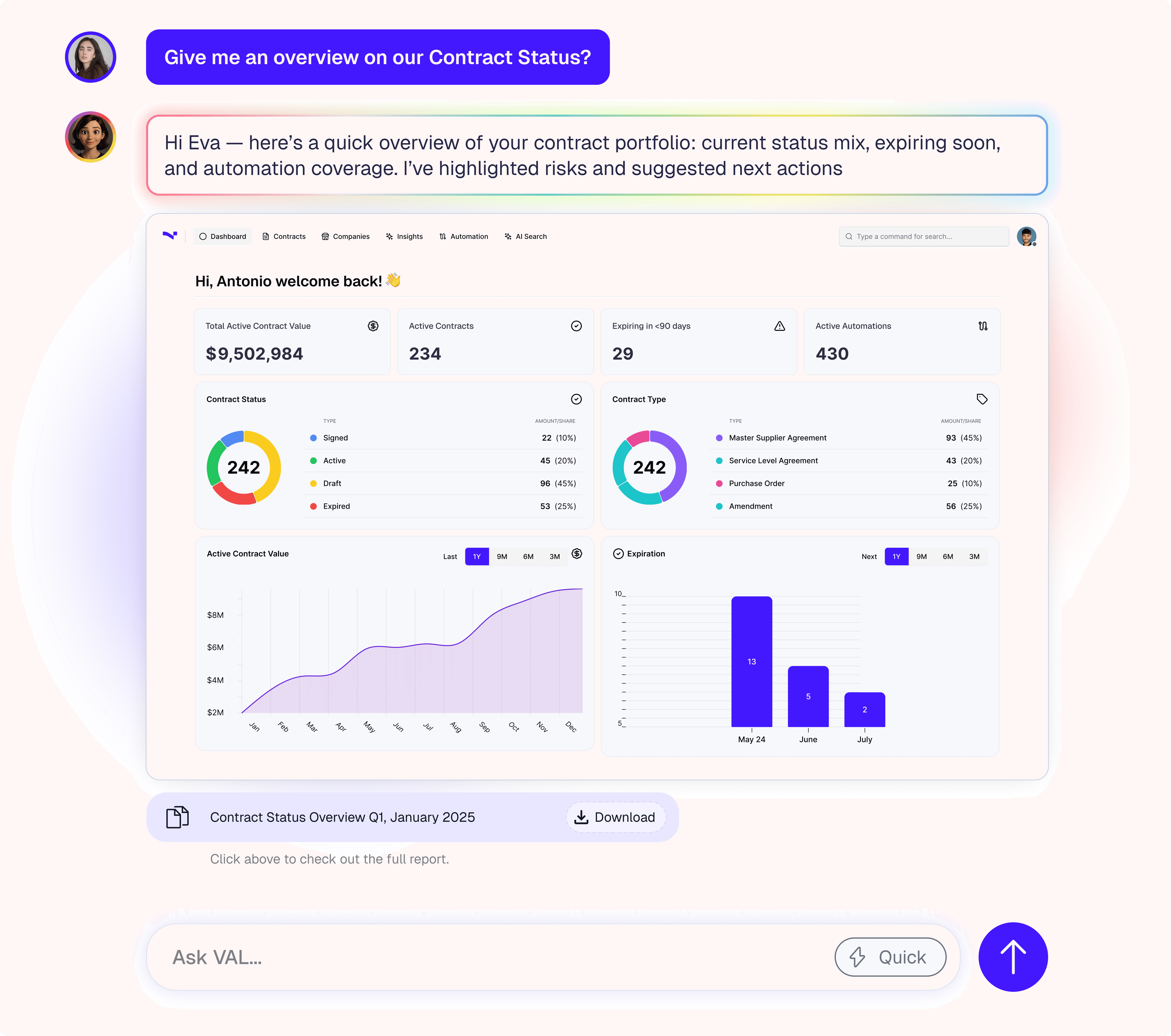 Vallor | AI Contract Manager