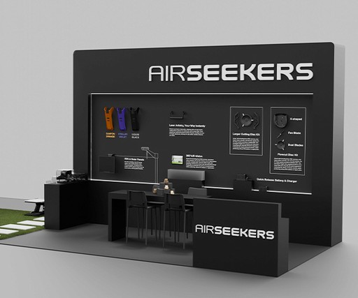 Airseekers Tron Robot Mulching Lawn Mower with 5-Camera AI Vision