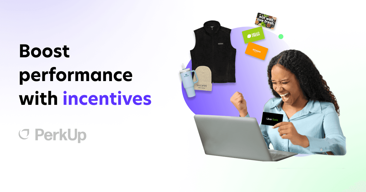 Boost engagement with incentives — PerkUp