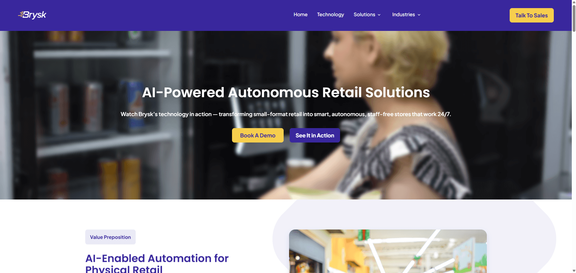 Brysk: Autonomous Checkout Solutions For Retail Shopping