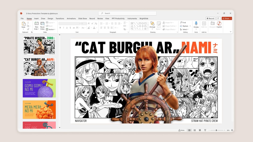 One Piece Template - D Story