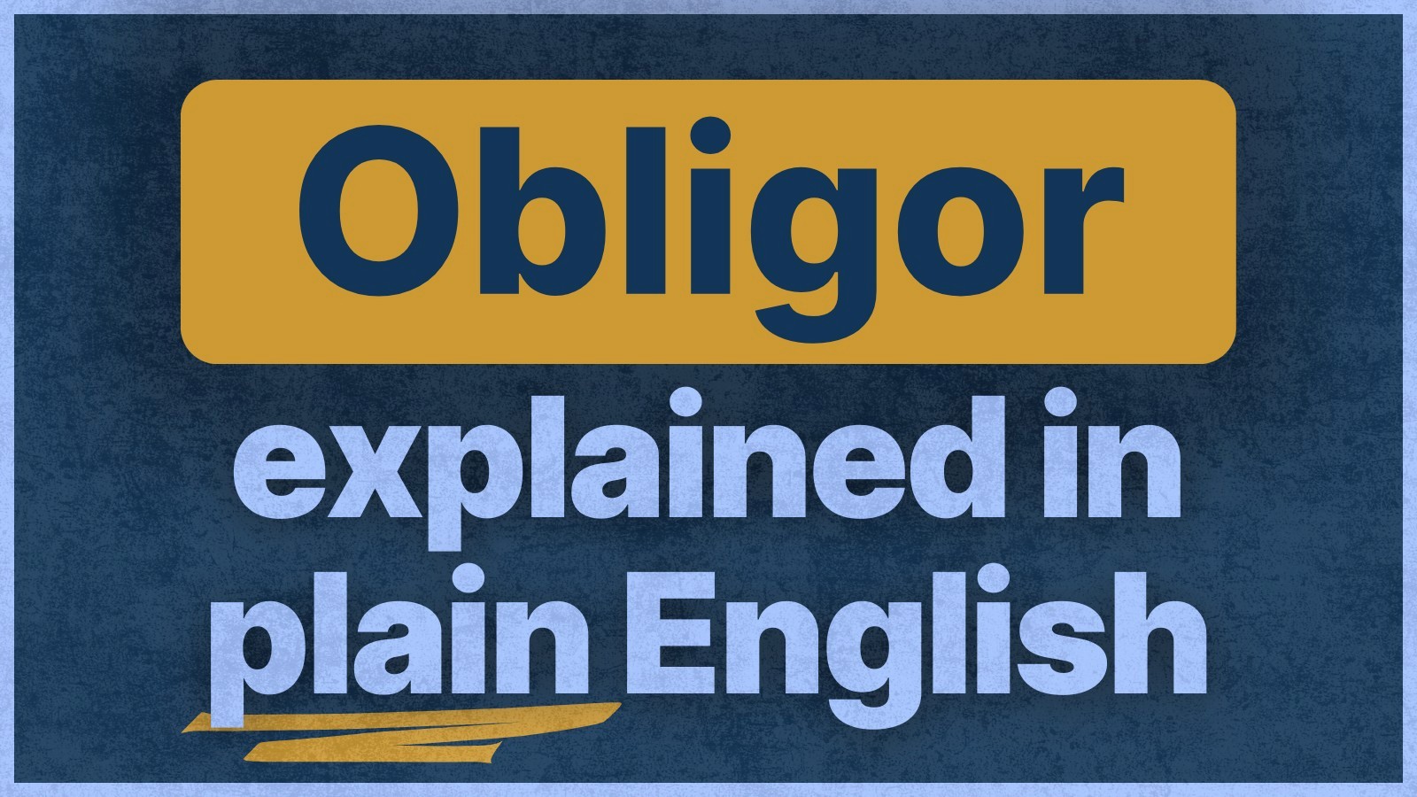 Understanding Obligors in Real Estate: Follow the Money