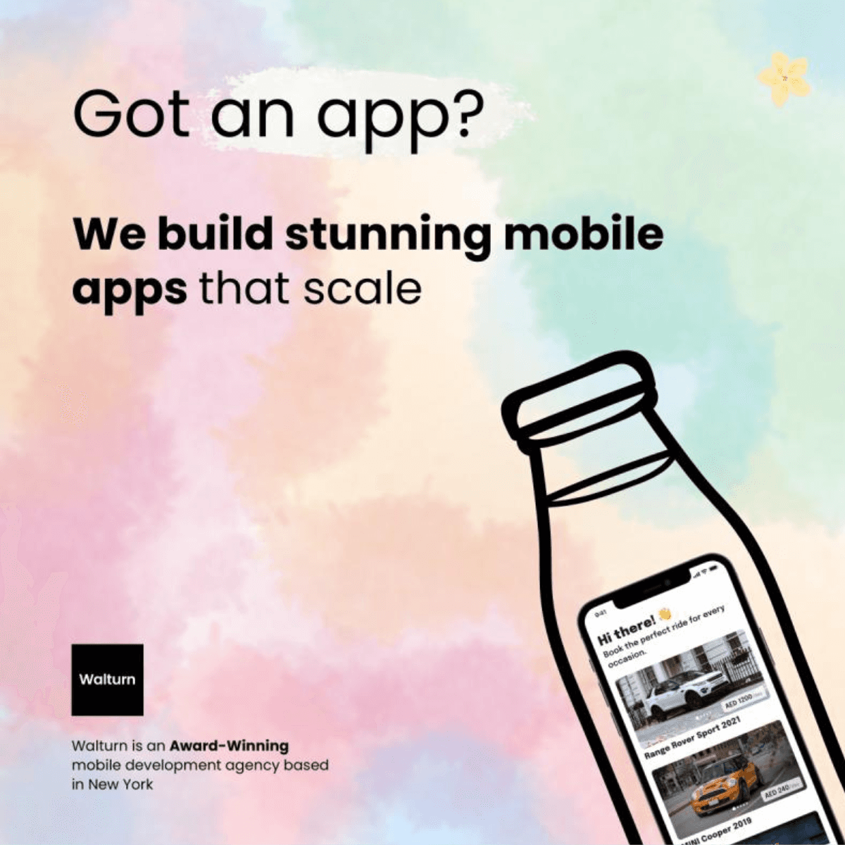 How we Build an App - Walturn Insight