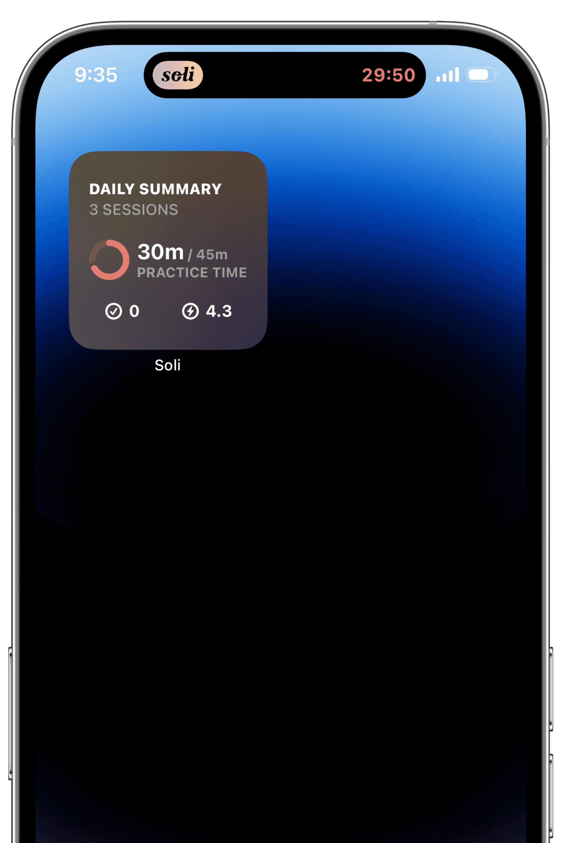 Soli - Music Practice Journal