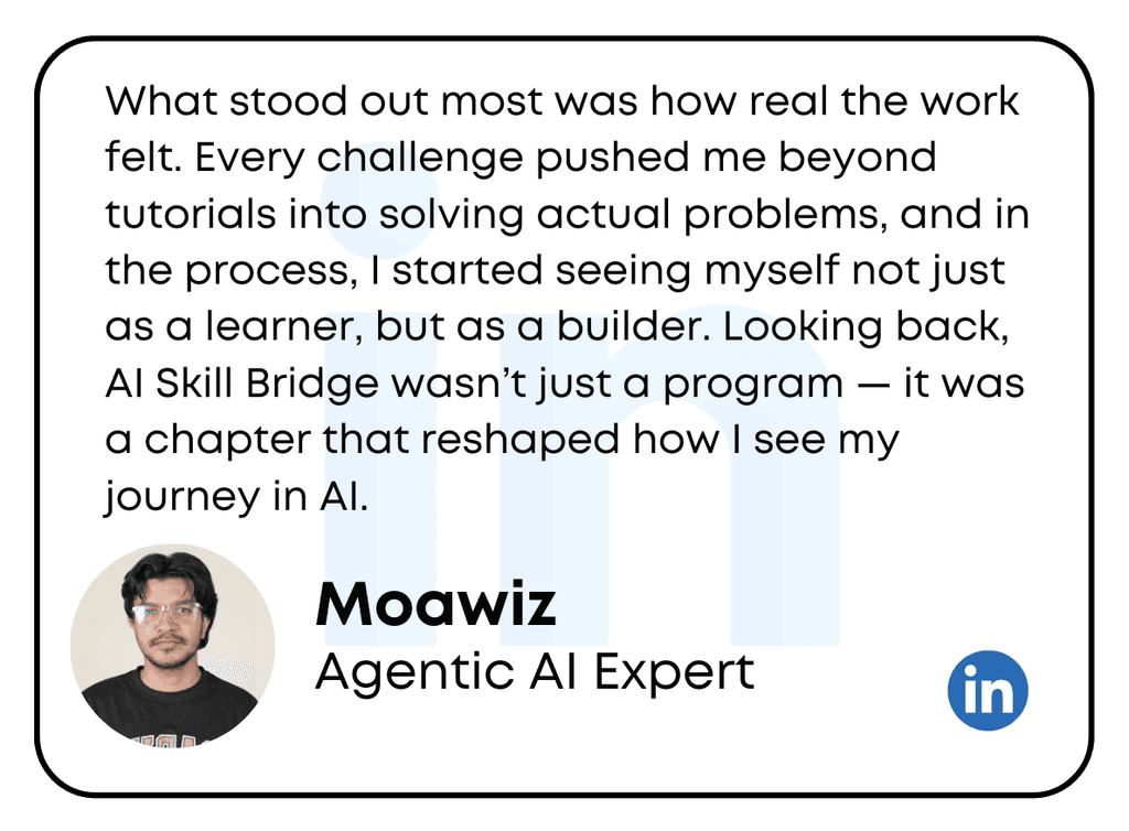 AI SkillBridge Pakistan's 1st Advanced AI Training School