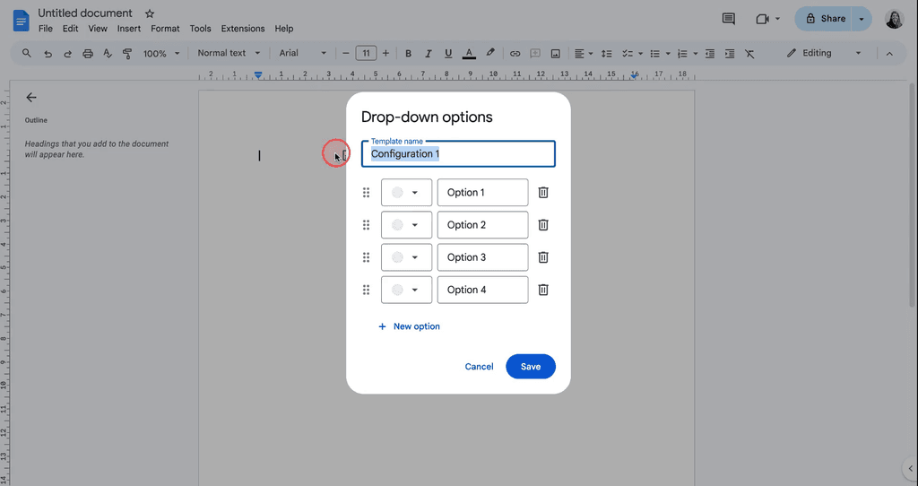 How to Add a Drop-Down Menu in Google Docs – Simple Guide - 1 minute ...