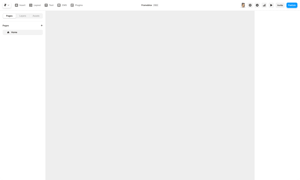 Frameblox - Ultimate Framer UI kit; design system & components library