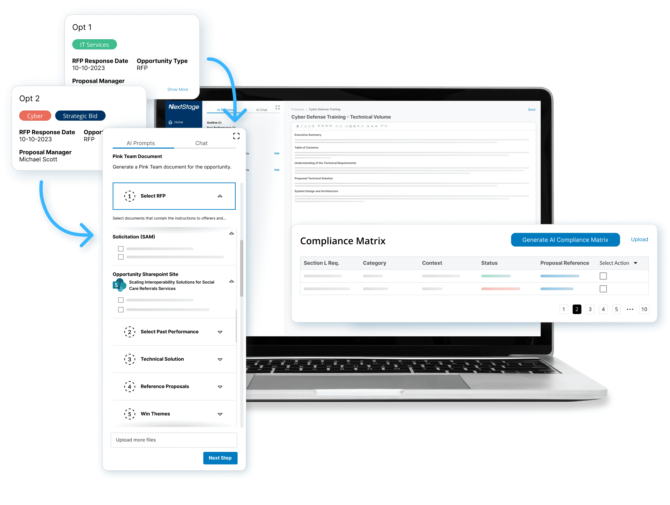 NextStage | AI-Powered Proposals for Government Contractors