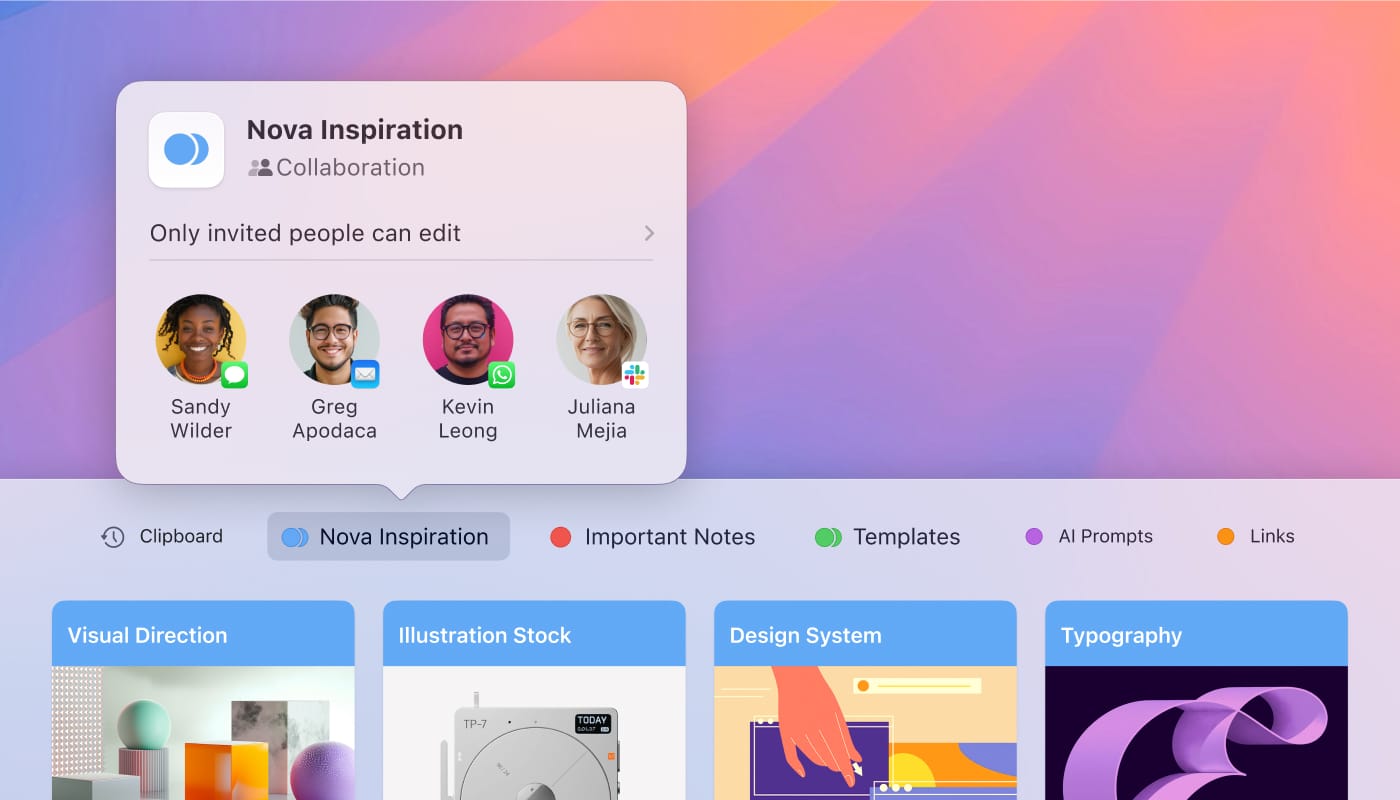 Paste 5.0 – The First Clipboard Manager with Shared Pinboards