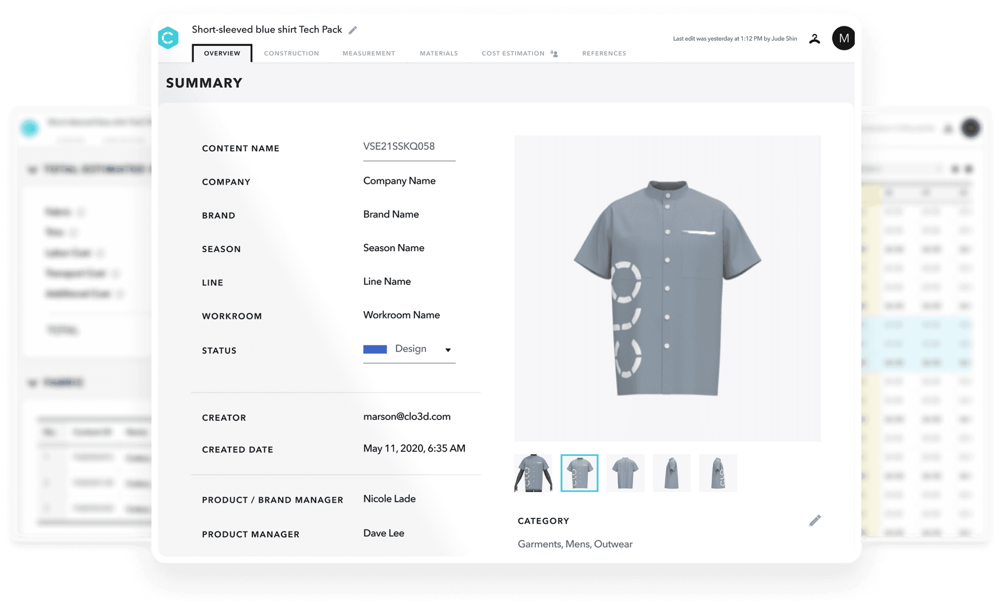 Construction, Bill of Materials.