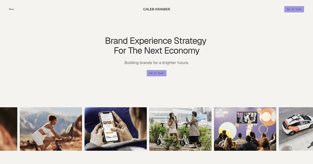 Caleb Kramer | Brand Experience Strategy For The Next Economy