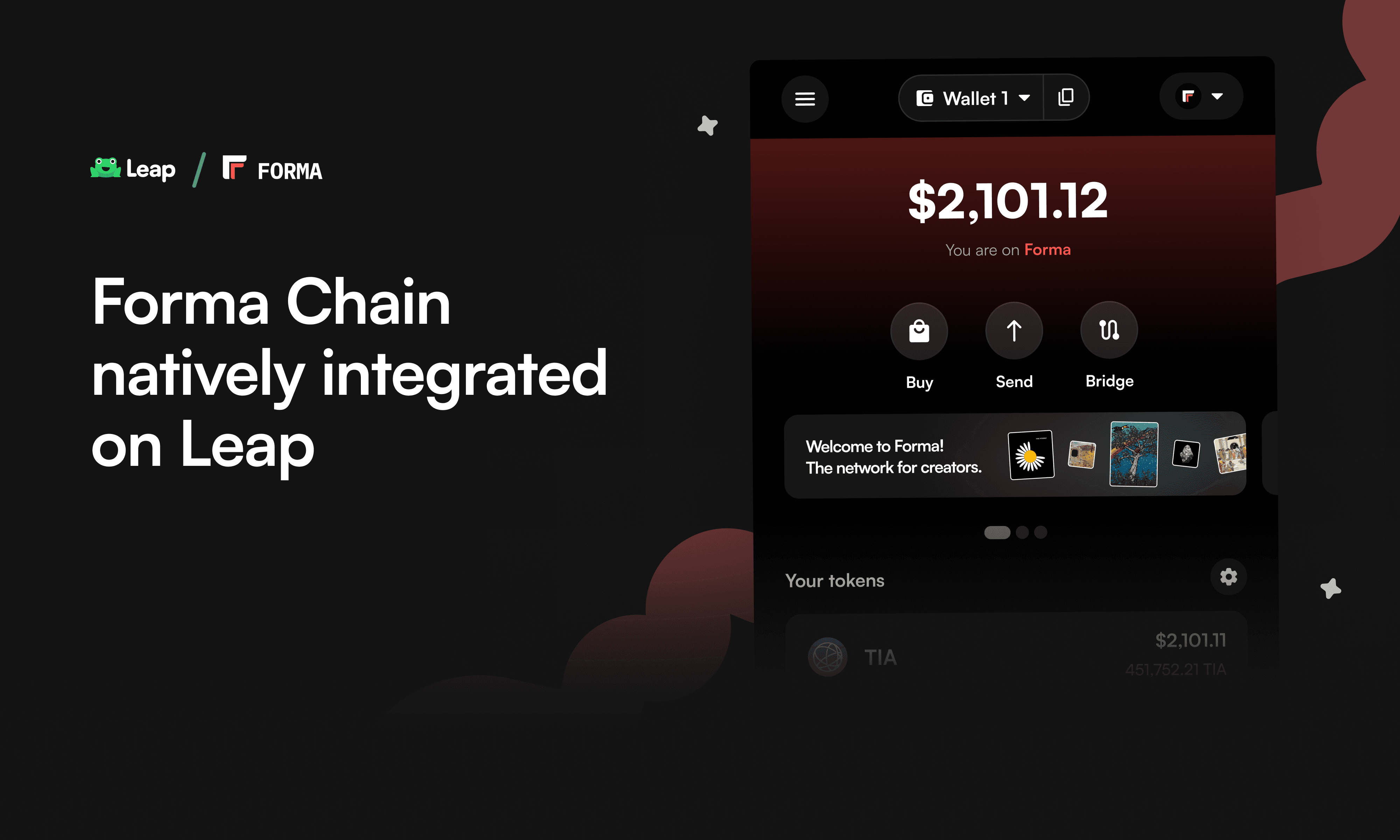 Leap for Modularity: Forma Chain Goes Live on Leap - Leap Wallet