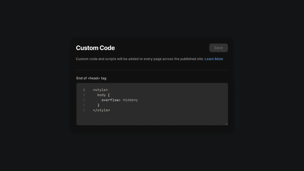 How to Block Scrolling During the Website's Preloader in Framer — Framer University Blog