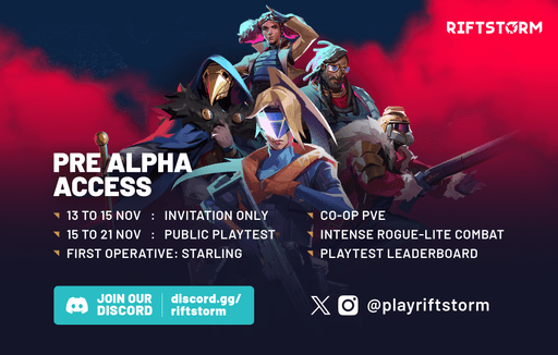 Riftstorm Early Playtest Dates | RIFTSTORM