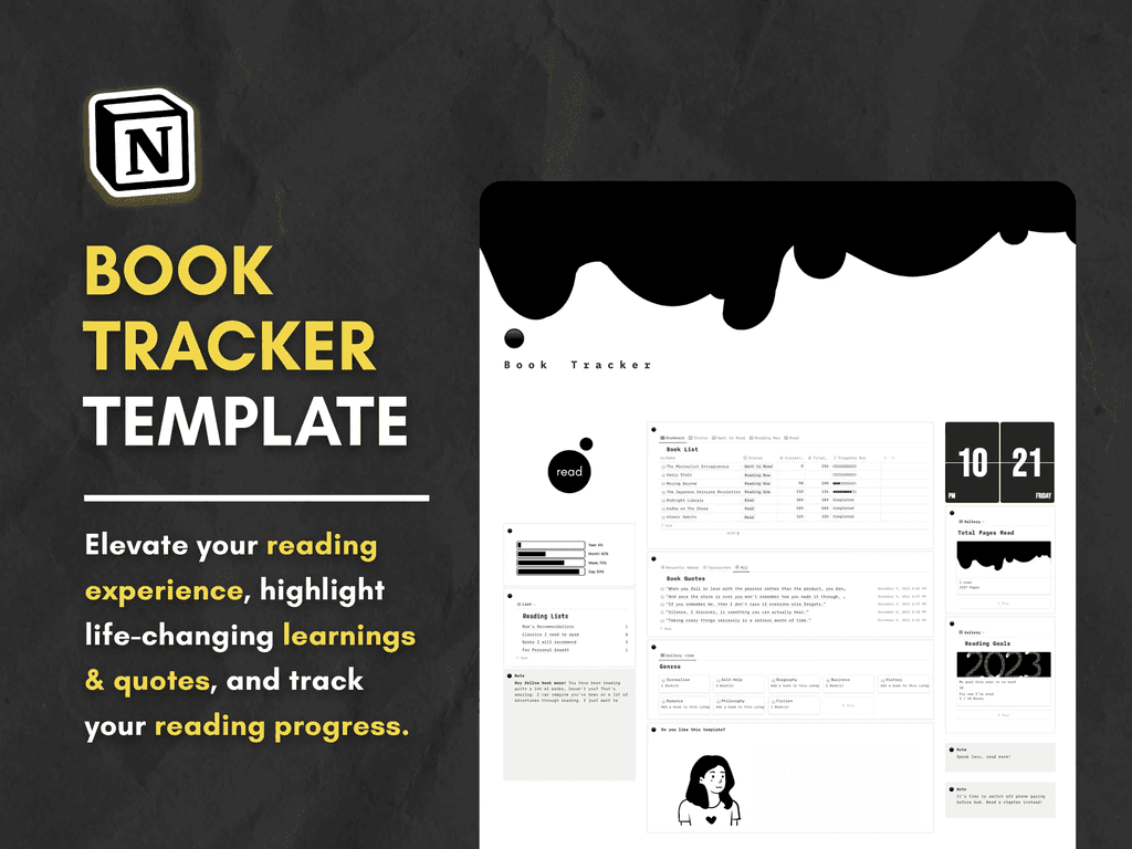 Best Notion Book Trackers & Reading List Templates for 2026 (Paid & Free)