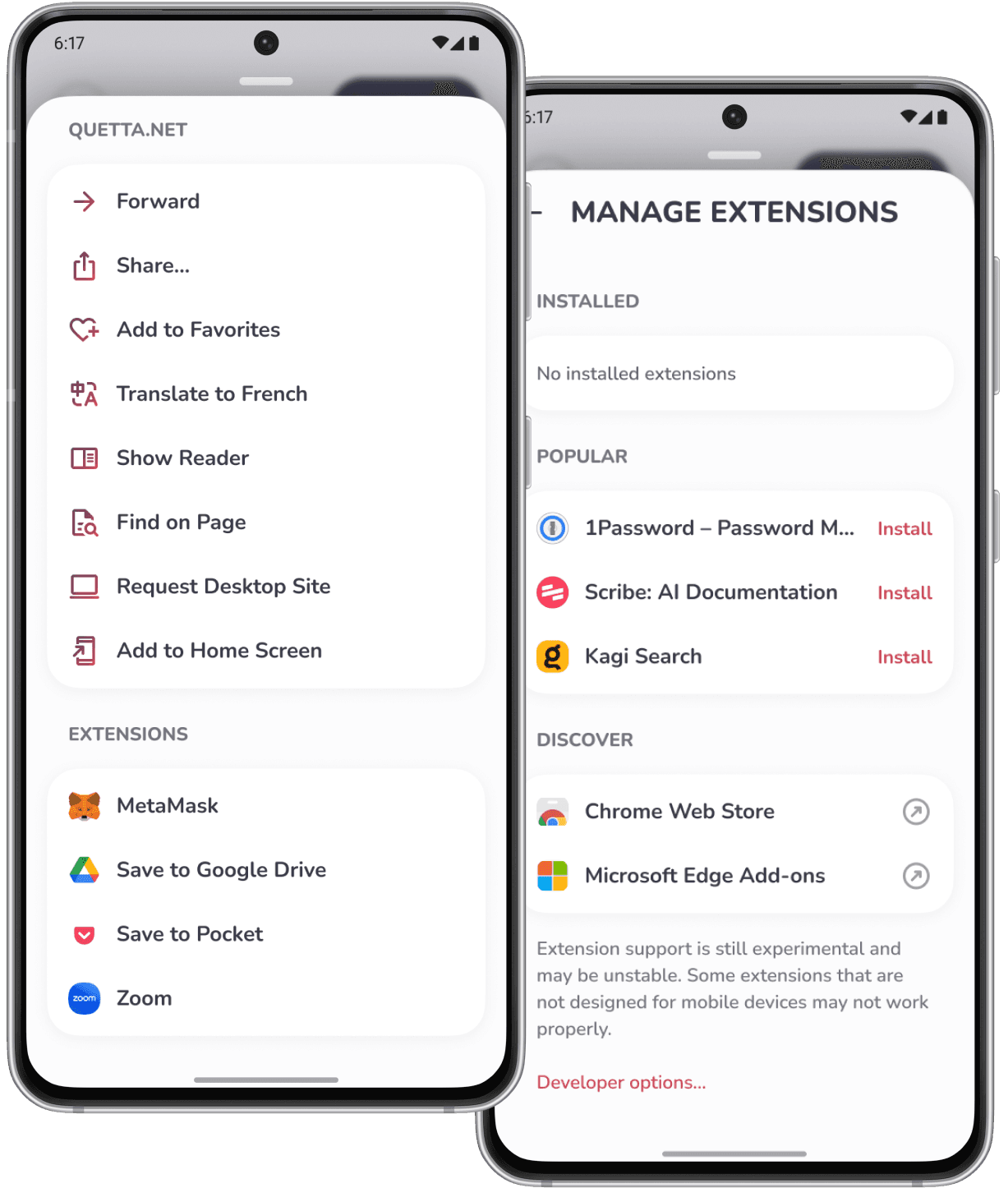 Quetta - Private Browser with AI-Powered Ad Blocker