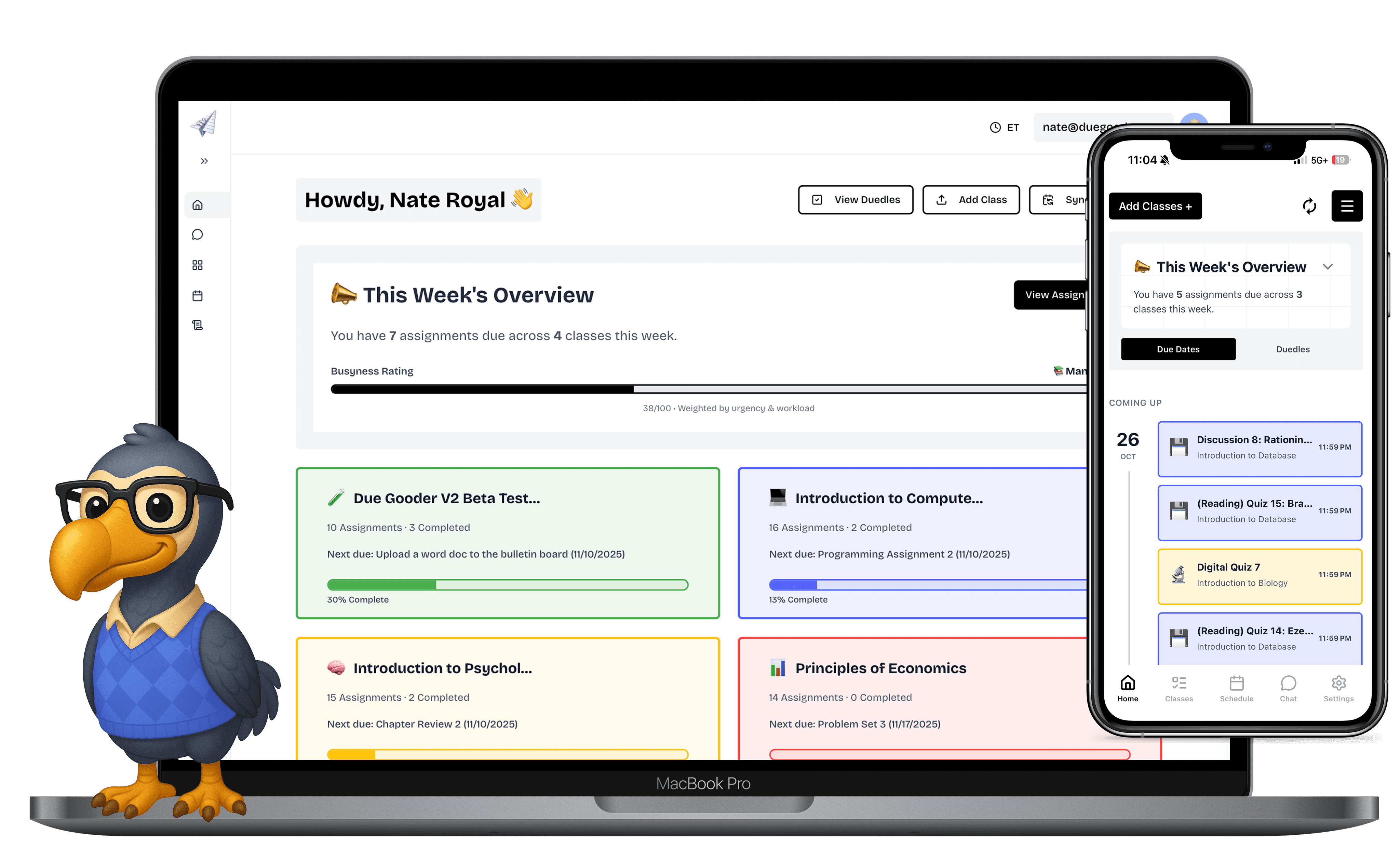 Due Gooder - Automate Your Study Schedule