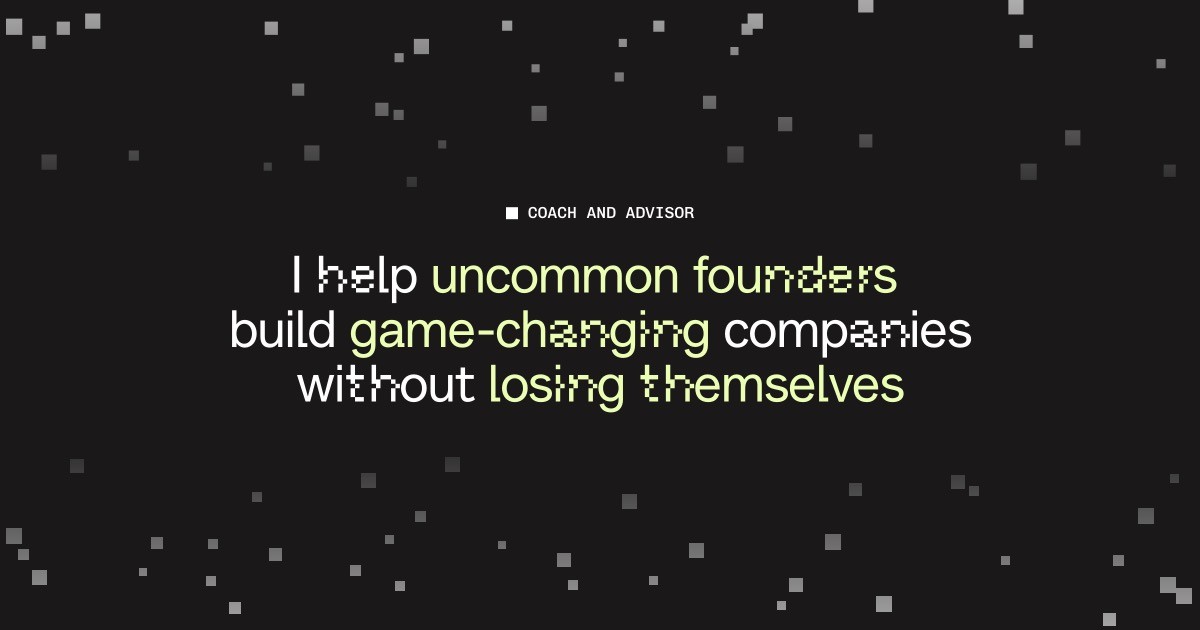 The Uncommon Founder · Testimonials