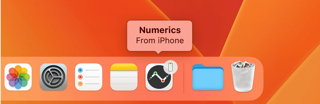 Numerics Dashboard Features